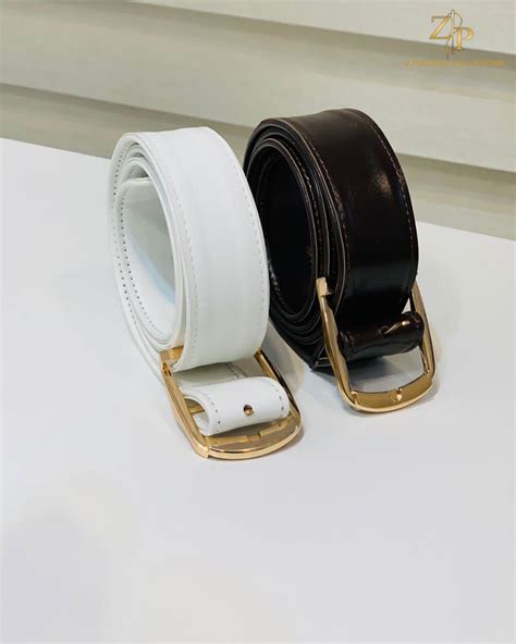 خرید و قیمت کمربند زنانه چرم مصنوعی Zp پنج رنگ پهن