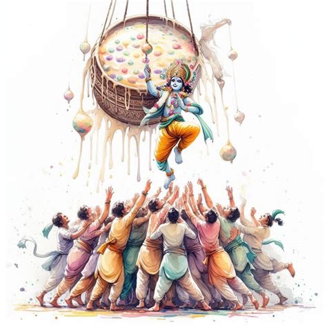 Premium Photo Dahi Handi Image Background