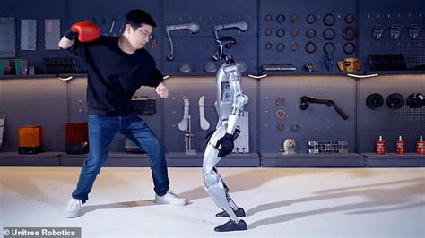 Rise Of The Killer Robots Watch The Terrifying Moment A Humanoid Bot