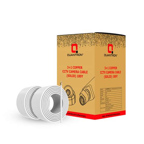 31 Q Red Copper Cctv Camera Cable Solid 180y Quantron