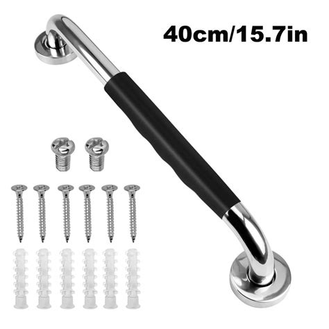 Stainless Steel Shower Grab Bar Wanti Slip Rubber Grip For Bathroom