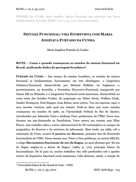 Sintaxe Funcional Pdf