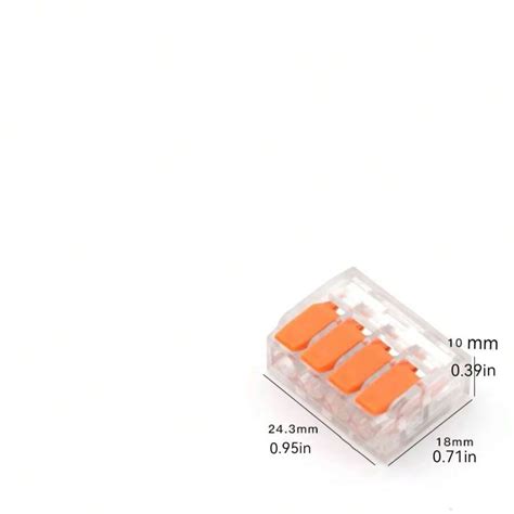 10pcs Electric Quick Splice Lever Wire Nut Connector Assortment Kit