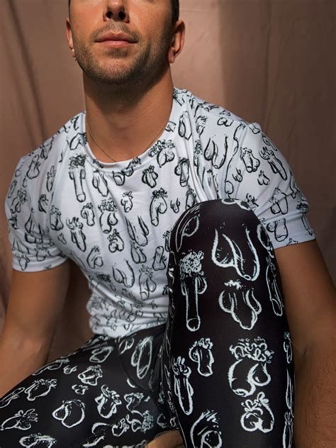 Dick Print Mens Leggings Etsy