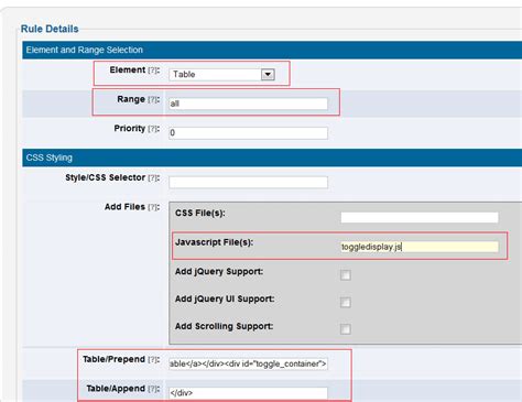 Append Code Html Javascript To Your Tables