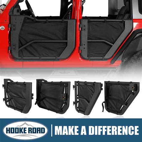 Hooke Road Tubular Half Doors For 2018 2023 Jeep Wrangler Jl And 2020