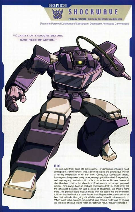 G1 Shockwave Transformers Universe