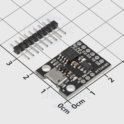 Mini ATTINY MicroUSB For Arduino Cấp nguồn qua USB hoặc nguồn VDC giao tiếp SPI TWI
