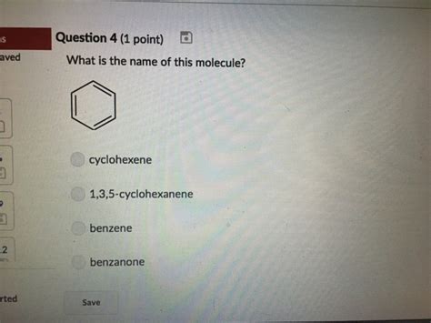 Solved What Is The Name Of This Molecule