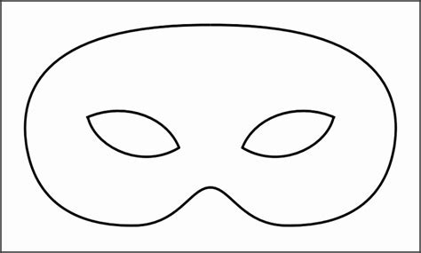 Cut Out Eye Mask Template Printable