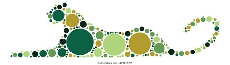 Leopard Shape Vector Design By Color Stock Vector Royalty Free