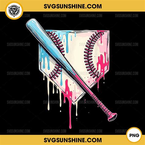Baseball Home Plate Drip Png Dripping Baseball Png Baseball Drip Png