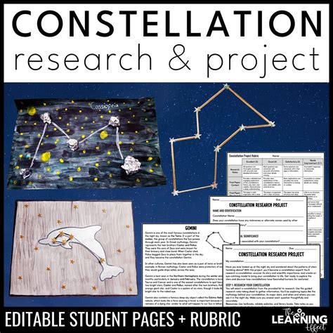 Stars And Constellation Research And Creative Project Science Activity