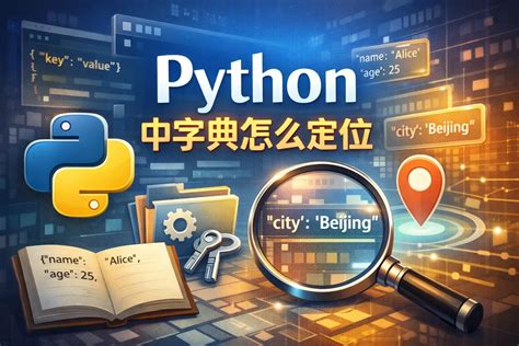 Python中字典怎么定位
