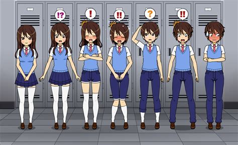 cartoon girl transformation