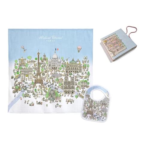 Atelier Choux Carré And Small Bib T Box Set Paris Home Of Hart