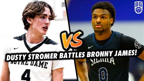 Dusty Stromer Upsets Bronny James And Sierra Canyon In A Intense Matchup Youtube