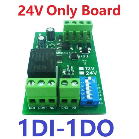 dc 24v 1 8ch digital switch dido multifunction rs485 plc io expanding