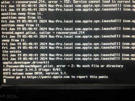 A Kernel Panic Without Any Kernel Panic R Hackintosh