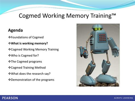 Ppt Cogmed Working Memory Training™ Informational Webinar Powerpoint