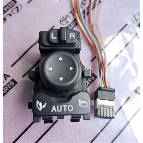 Double Electric Mirror Switch Plus Socket Toyota Raize Daihatsu Rocky Grand New Avanza Xenia