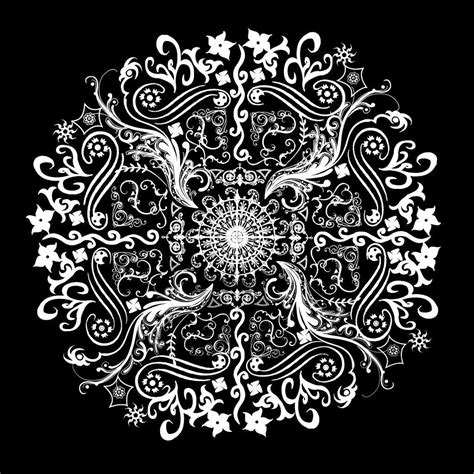 Mandala Black And White Wallpapers Top Free Mandala Black And White