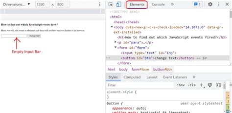 How To Find Out Which Javascript Events Fired