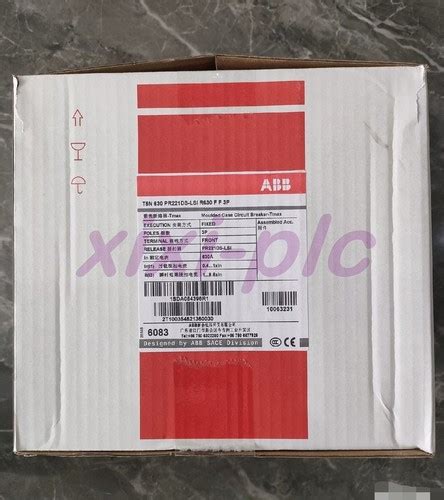 1pcs New T5n 630 Pr221ds P Lsi R630 Ff 3p Mccb Dhl Shipping Ebay