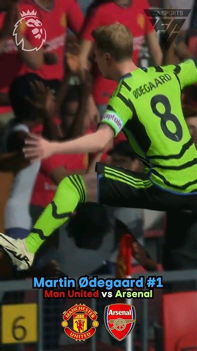 Martin Ødegaard Scores Manchester United Vs Arsenal Youtube