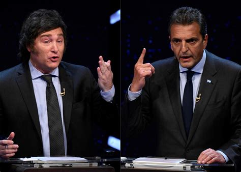 Debate Presidencial Los Cruces Más Fuertes Entre Massa Y Milei Sl24