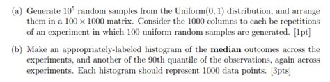 [r] Histogram Of Uniform Distribution Medians R Askstatistics
