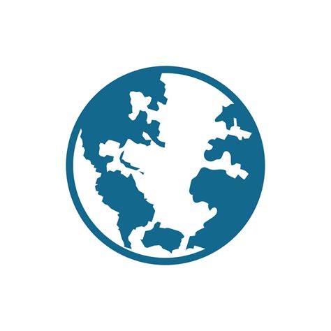 Earth Icon Vector Logo Illustration 20637634 Vector Art At Vecteezy