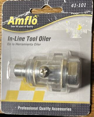 Amflo Inline Tool Oiler 14 Inch Npt Pneumatic Air 150 Psi Amflo 41 101