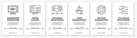 Premium Vector Ui Development Digital Menu Hmi Scada Plc Network