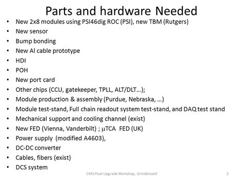Pixel Pilot System Hardware Status Simon Kwan August 28 2012 Cms Pixel