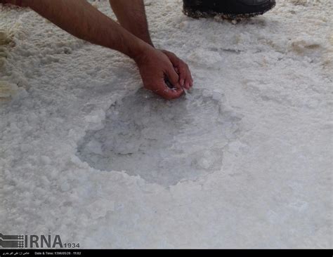 ایرنا کویر نمک حسن آباد دامغان عکاس میثم اسماعیلی