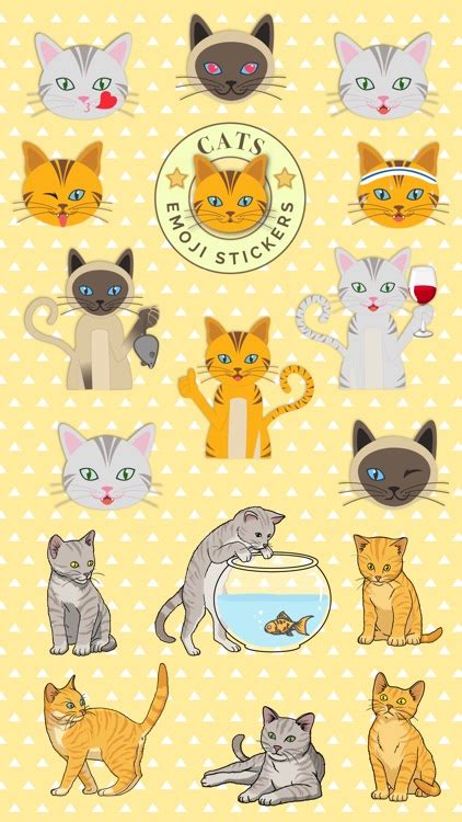 Cats Emoji Sticker Pack For Cat Lovers By Filipp Kungur