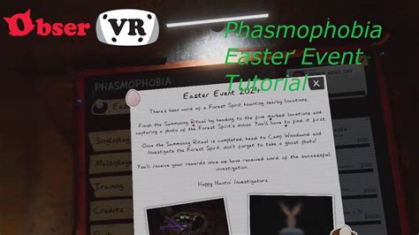 Phasmophobia Easter Event Tutorial Youtube