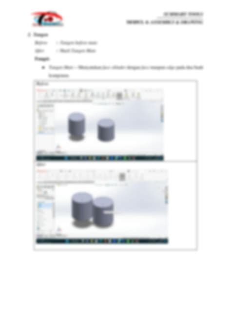 Solution Tugas Modul Assembly Drawing Dasar Perancangan Teknik