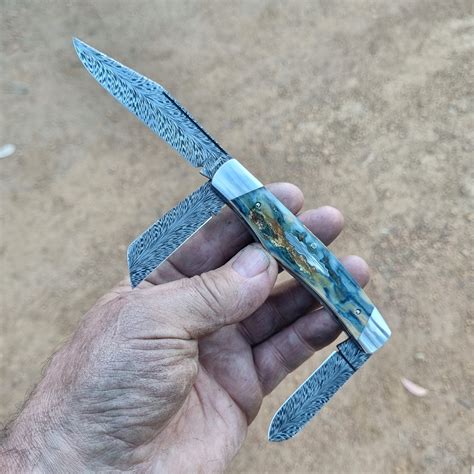 Feather Damascus Steel Will Have This Knife For Sale At Atlanta Blade