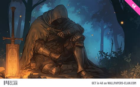 Fallen Knight Wallpaper 4k