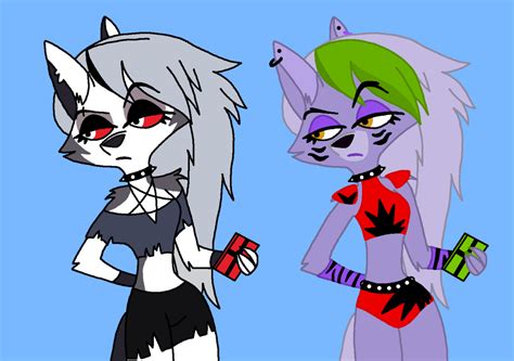 Loona From Helluva Boss As Roxy By Me Rfivenightsatfreddys