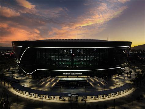 Vista Desde Allegiant Stadium Las Vegas Fotos Reales Pinseat Pinseat