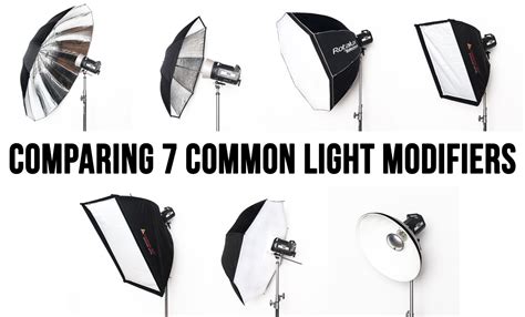 Comparing 7 Common Light Modifiers