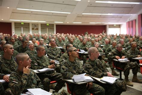 Recruits Learn Meaning Of Marine Uniform United States Marine Corps