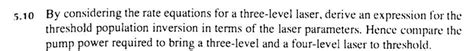 Solved 30 By Considering The Rate Equations For A