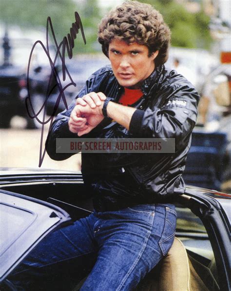 David Hasselhoff D Big Screen Autographs