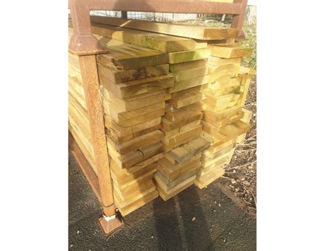 12m 4ft Tanalised Timber Board Seconds
