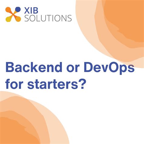 Xib Solutions On Linkedin Xibsolutions Techcareers Backendvsdevops