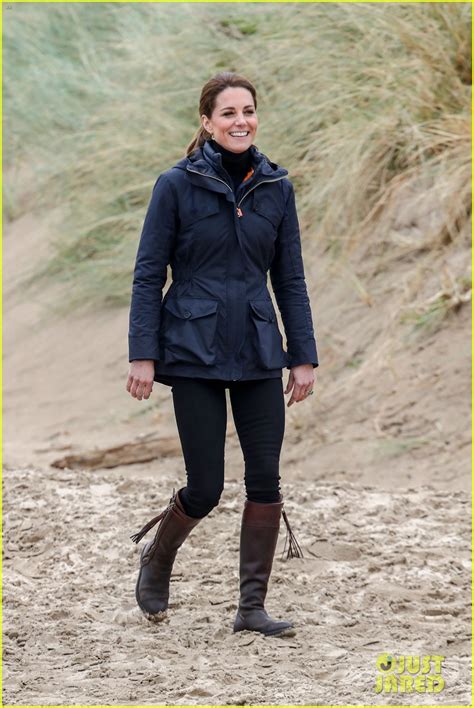 Kate Middleton And Prince William Journey To The Beach In Wales Photo